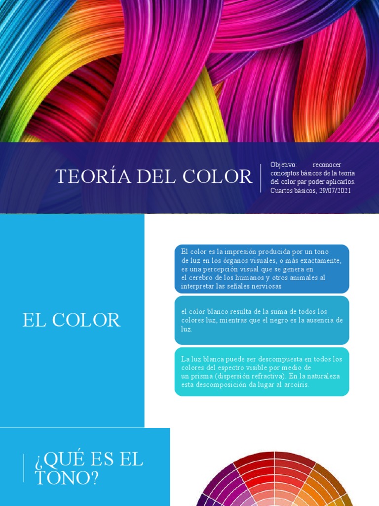 Conceptos Básicos de Teoría del Color | PDF