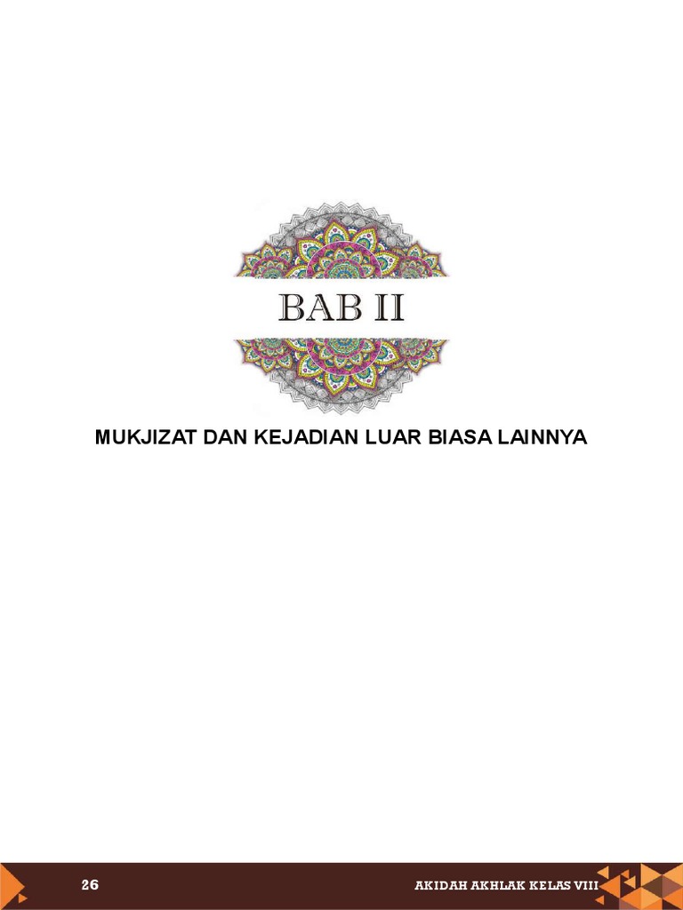 Akidah Akhlak Kelas 8 Bab Ii | PDF
