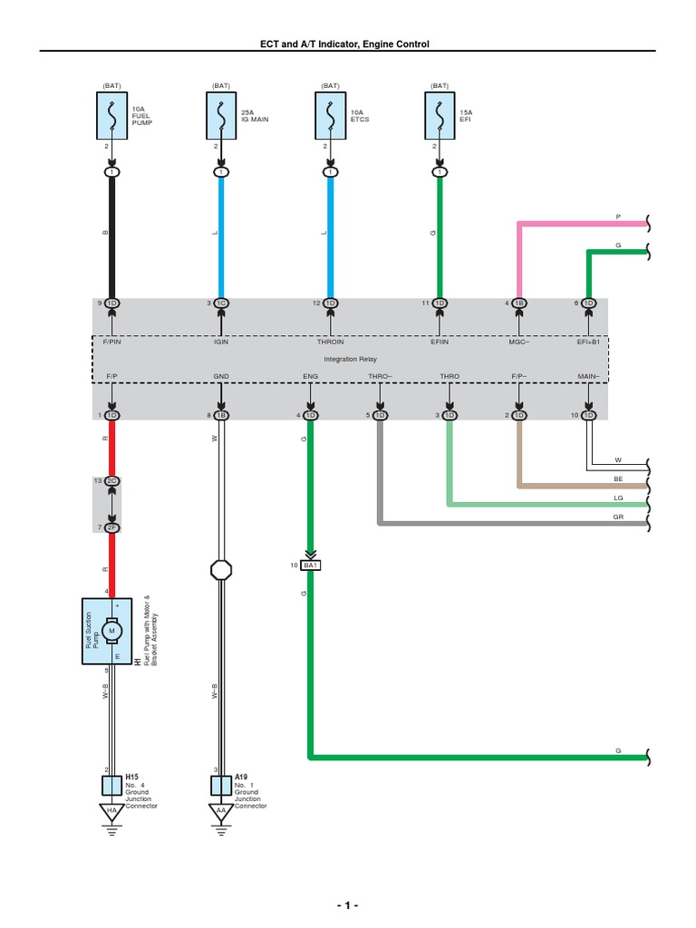 ECT and A/T Indicator, Engine Control | PDF | Propulsion | Vehicles