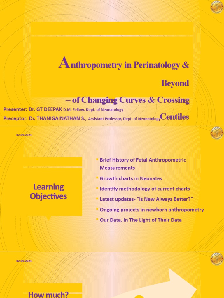 Anthropometry in Perinatology and Beyond - of Changing Curves and ...