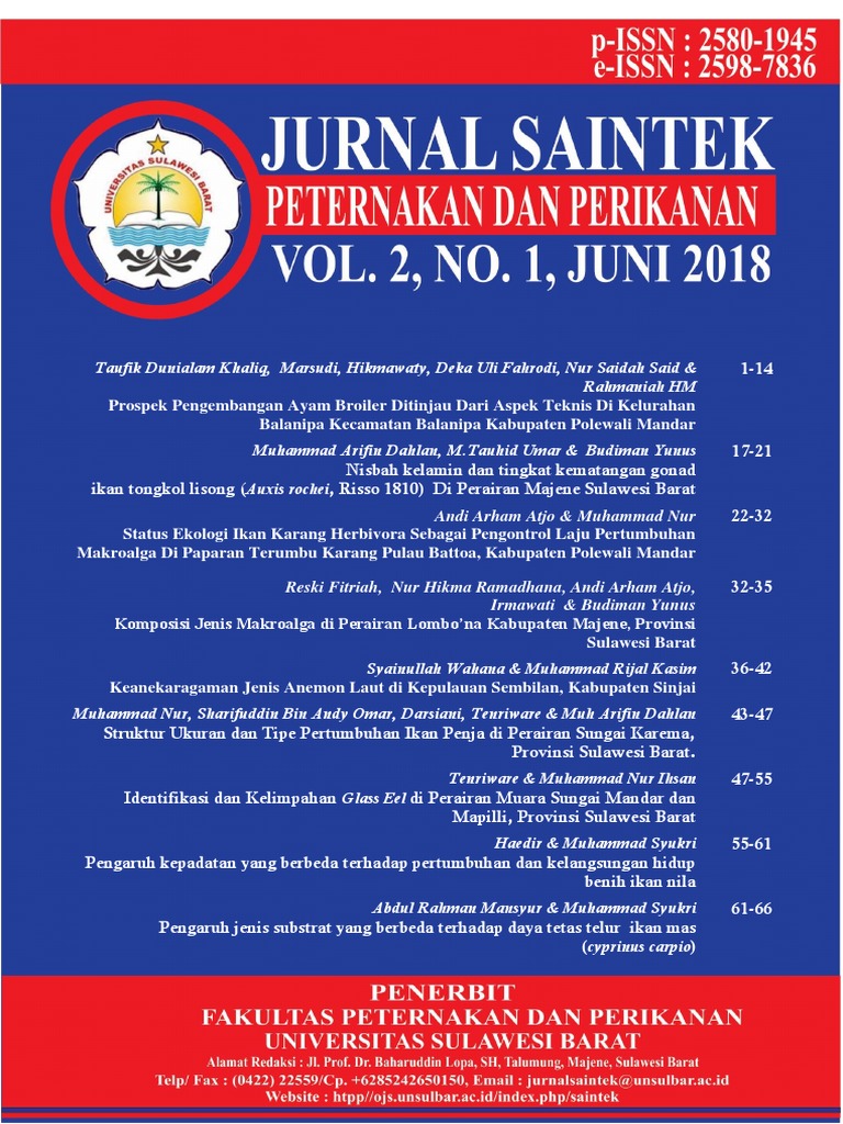 Tipe Pertumbuhan Ikan Penja di Sulawesi | PDF