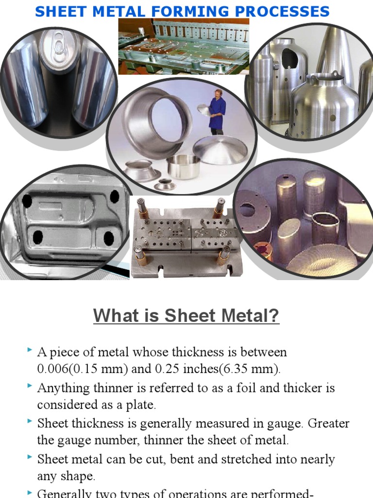 Sheet Metal Forming Processes | PDF | Sheet Metal | Metalworking