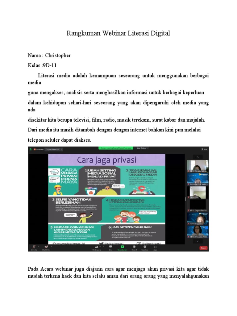 Literasi Digital dan Keamanan Akun | PDF