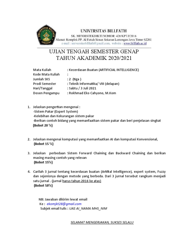 Uas Ai Pdf