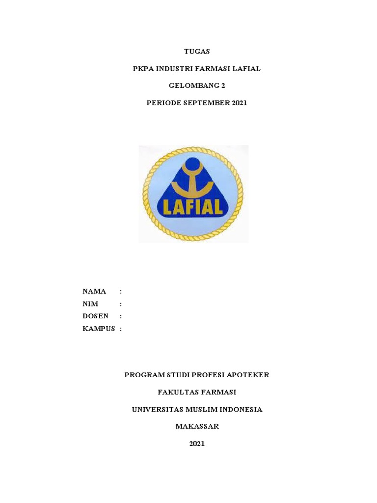 Struktur dan Tugas di Lafial Farma | PDF