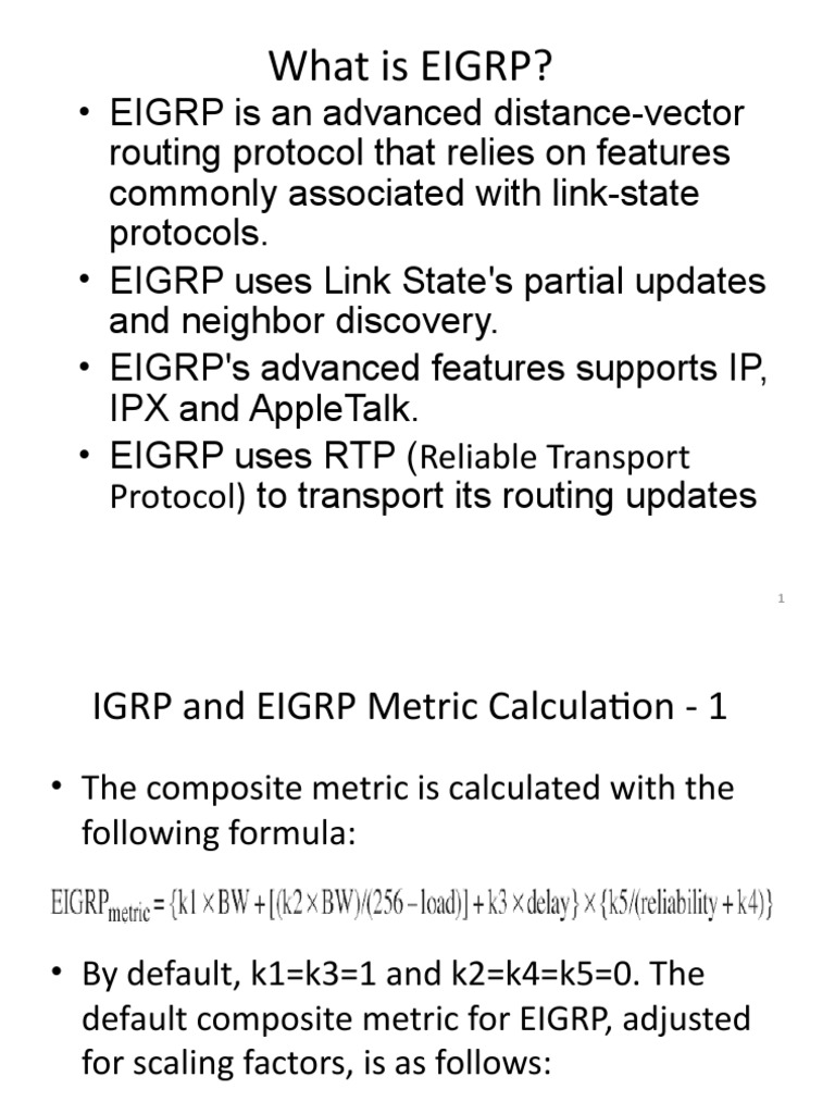 What Is EIGRP | PDF | Routing | Router (Computing)