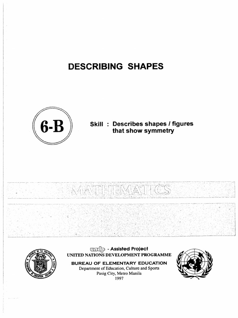 Symmetry in Shapes: Elementary Guide | PDF | Symmetry | Rectangle