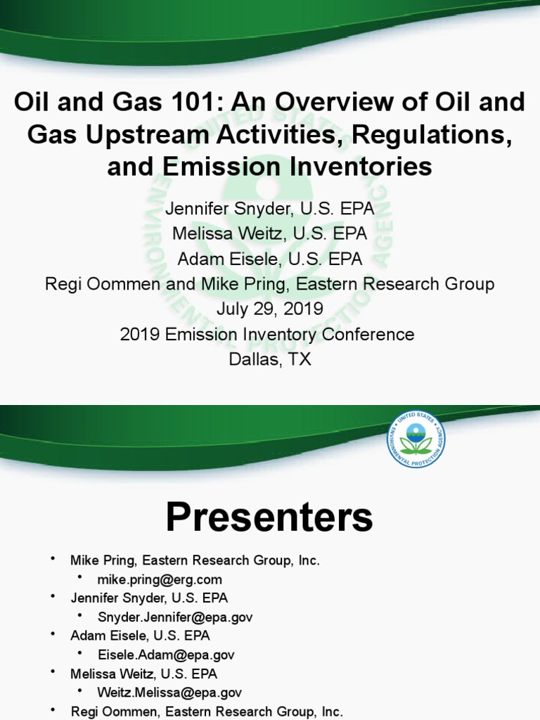Oil and Gas 101: An Overview of Oil and Gas Upstream Activities ...