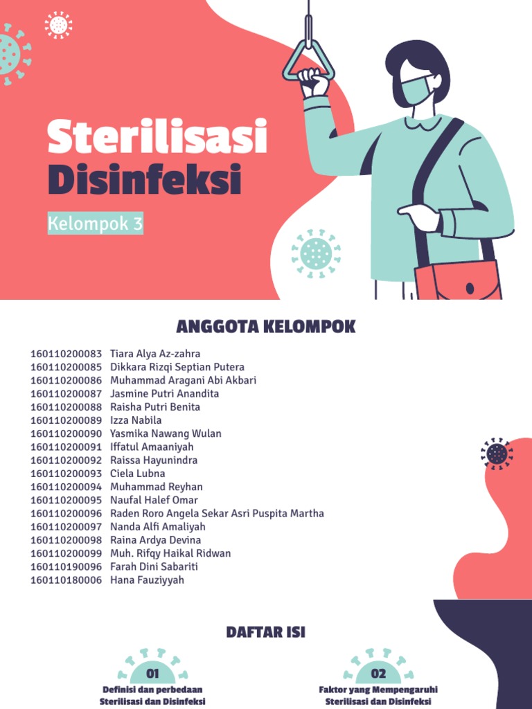 Sterilisasi Dan Disinfektan | PDF