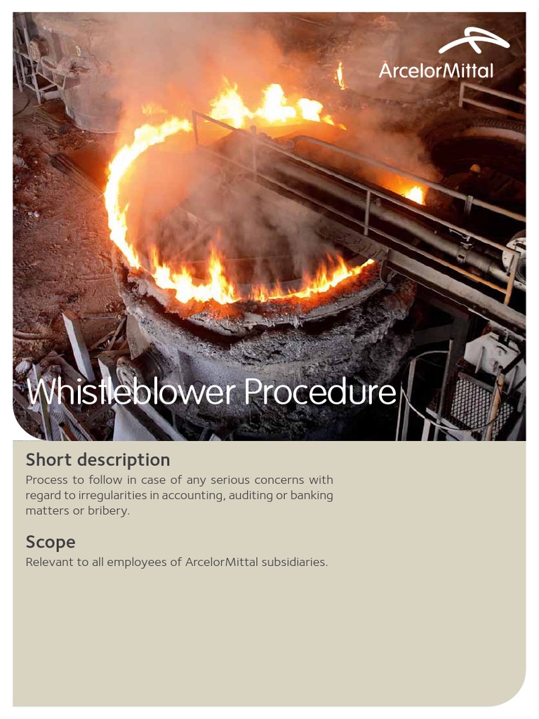 Whistleblower Procedure | PDF | Whistleblower | Audit