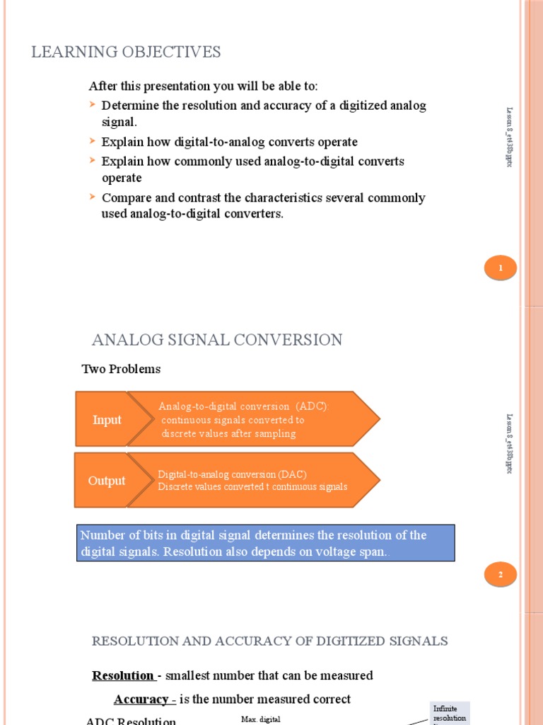 A2d Part3 | PDF | Analog To Digital Converter | Digital To Analog Converter