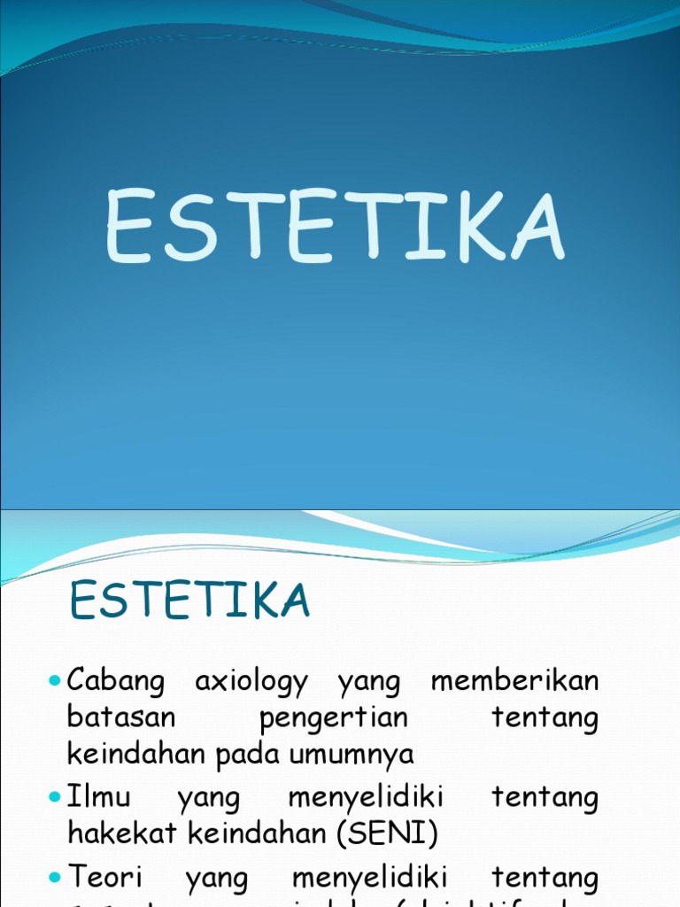 Konsep Dan Pengertian Estetika | PDF