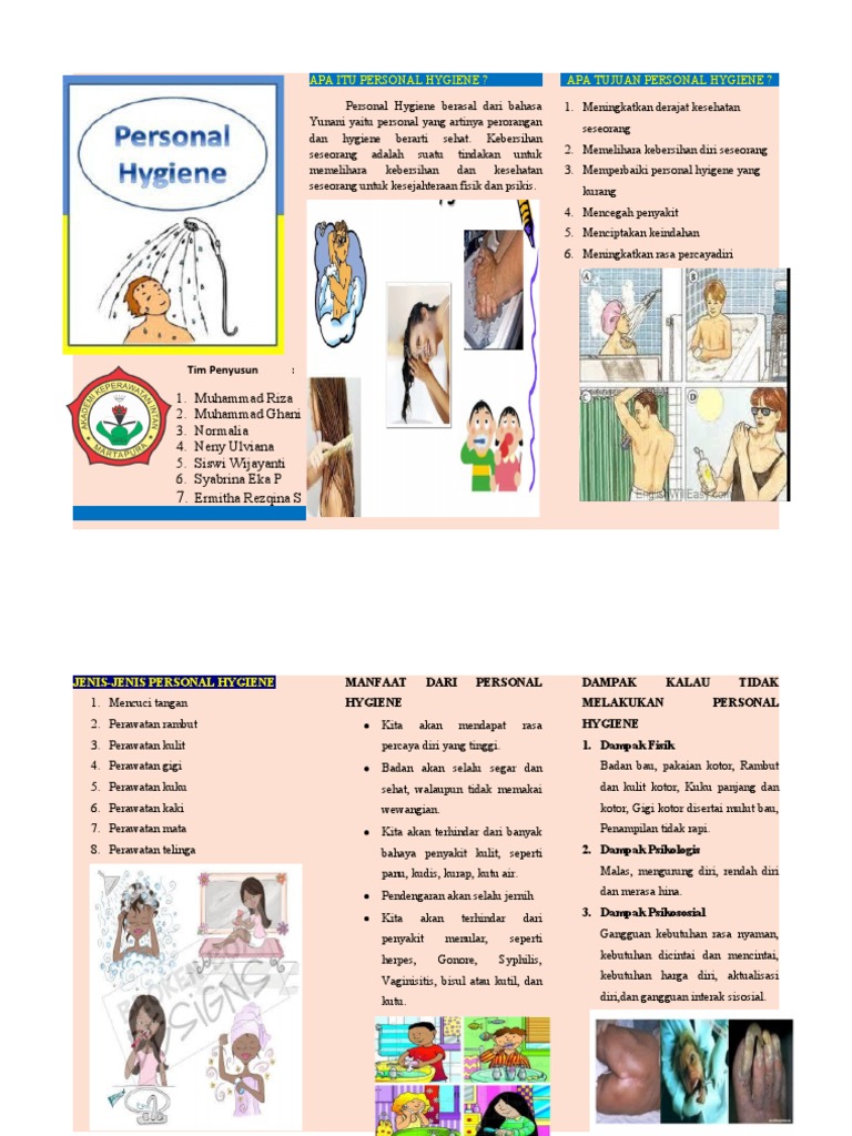 Brosur PERSONAL HYGIENE | PDF | Pengembangan Diri