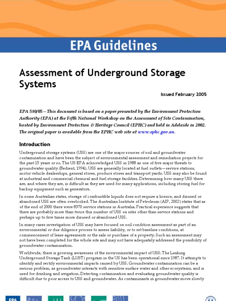 EPA Guide Lines | PDF | Groundwater | Environmental Remediation