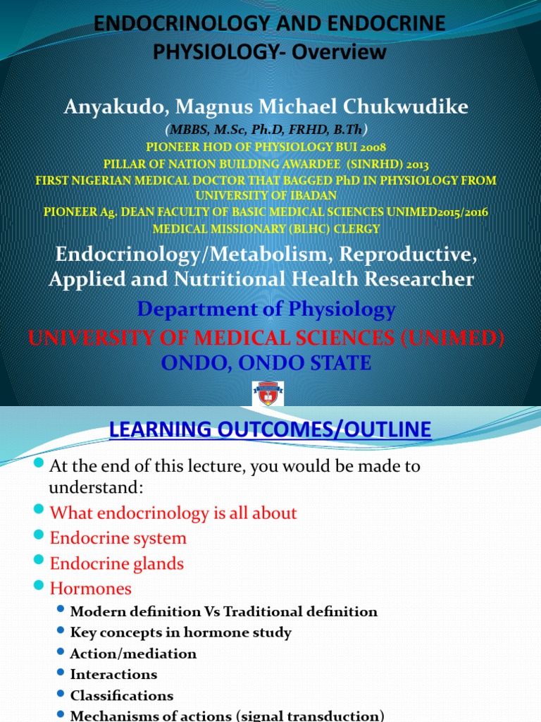 Understanding Endocrinology Basics | PDF | Hormone | Endocrine System