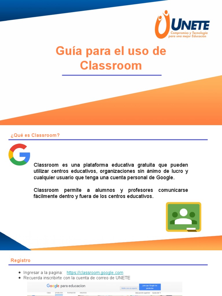 Guía para El Uso de Classroom | PDF | Archivo de computadora | Desarrollo de software