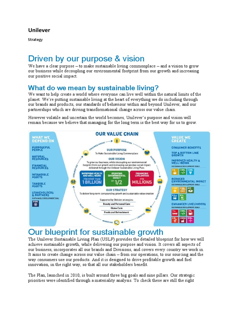 Driven by Our Purpose & Vision: What Do We Mean by Sustainable Living ...