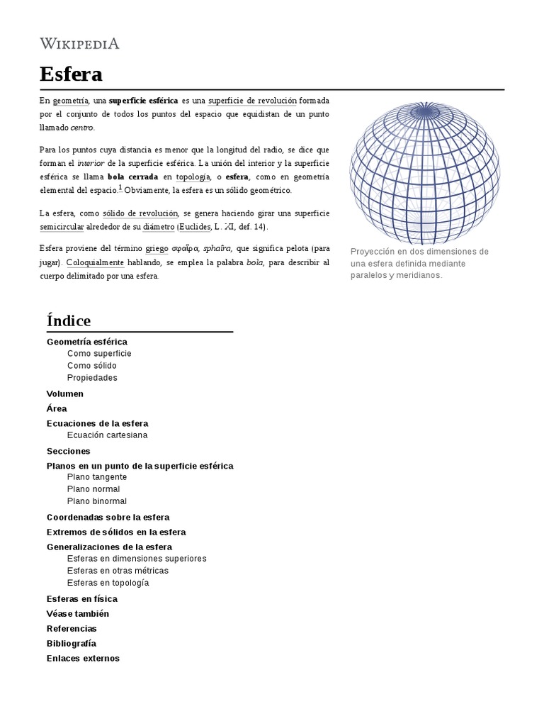 U2 PP 39 Esfera | PDF | Esfera | Espacio