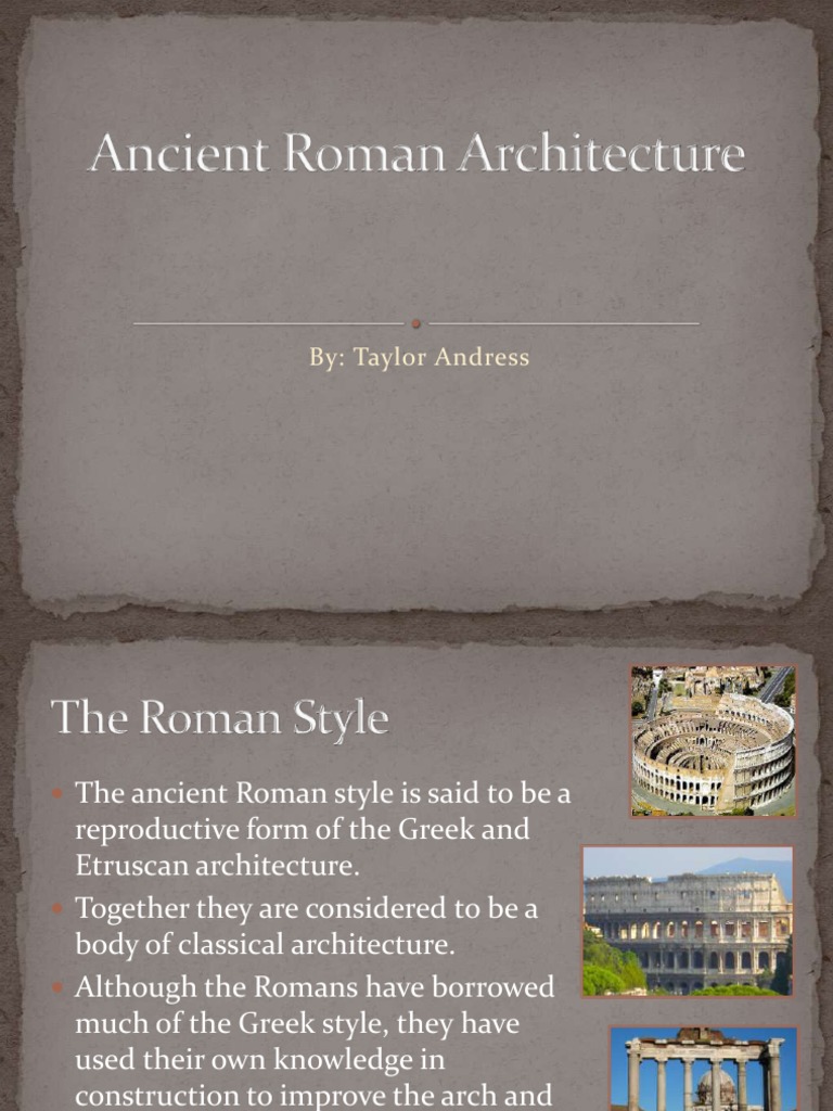 Ancient Roman Architecture Pdf Dome Column
