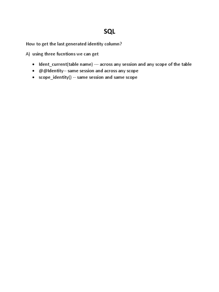 SQL Interview | PDF