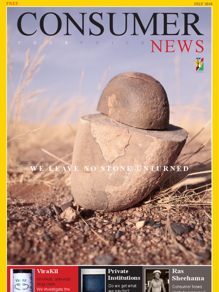 Consumer News Namibia July Issue 2010 | PDF | Fast Food | Foods