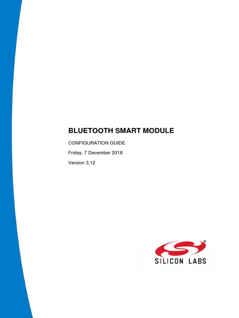 Bluetooth Smart Module: Configuration Guide Friday, 7 December 2018 | PDF | Computing ...