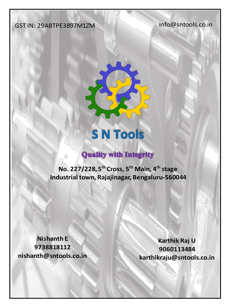 SN Tools Profile | PDF | Engineering | Customer