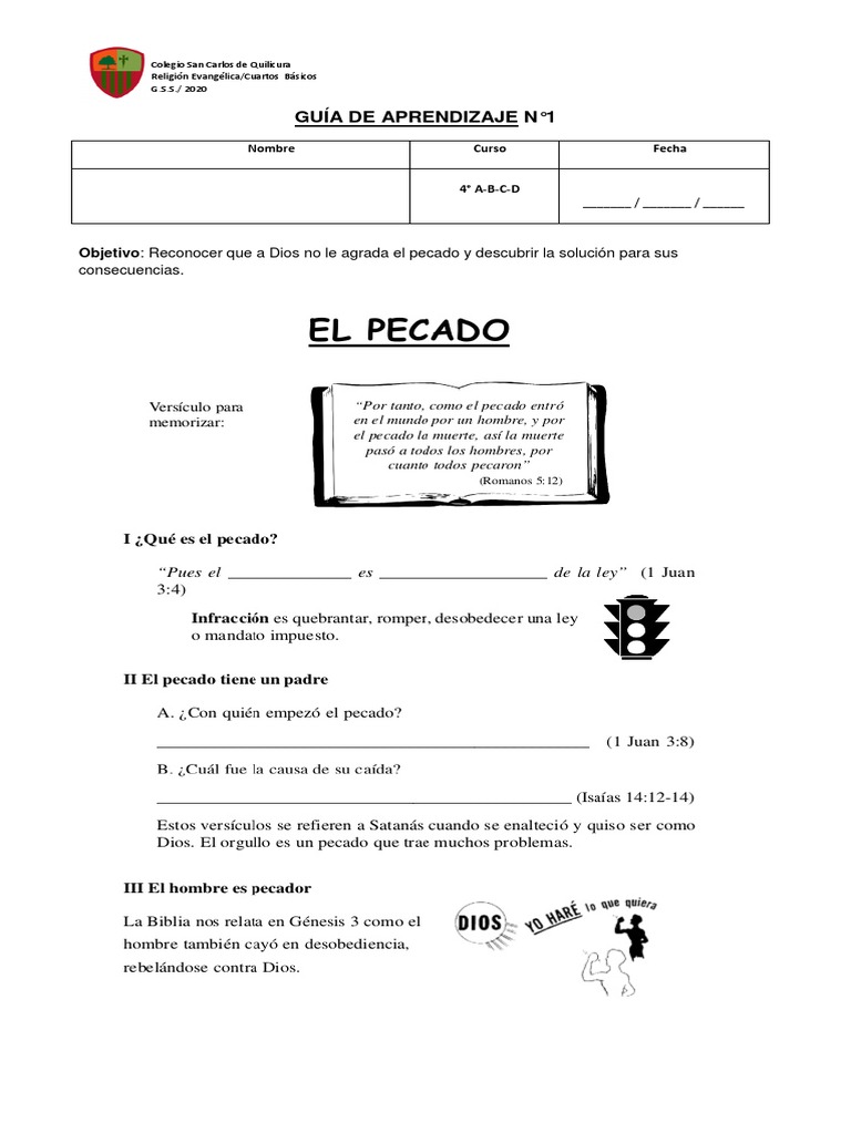 RE4 Semana 3 Actividad El Pecado | PDF