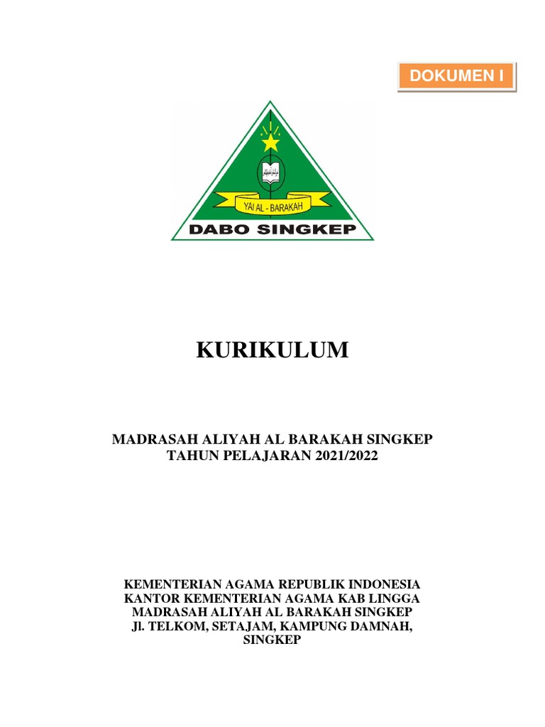 Dokumen KTSP 2021 Fix | PDF