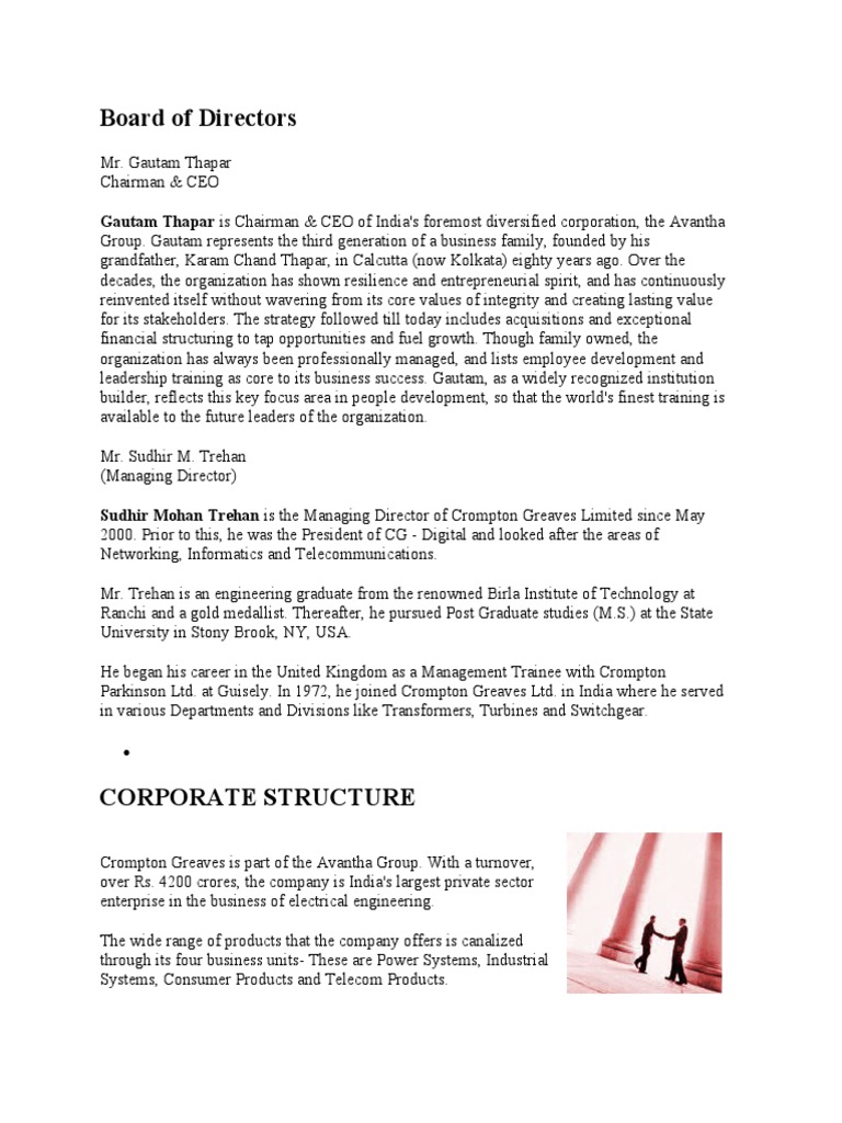 Board of Directors | PDF | Six Sigma | Iso 9000