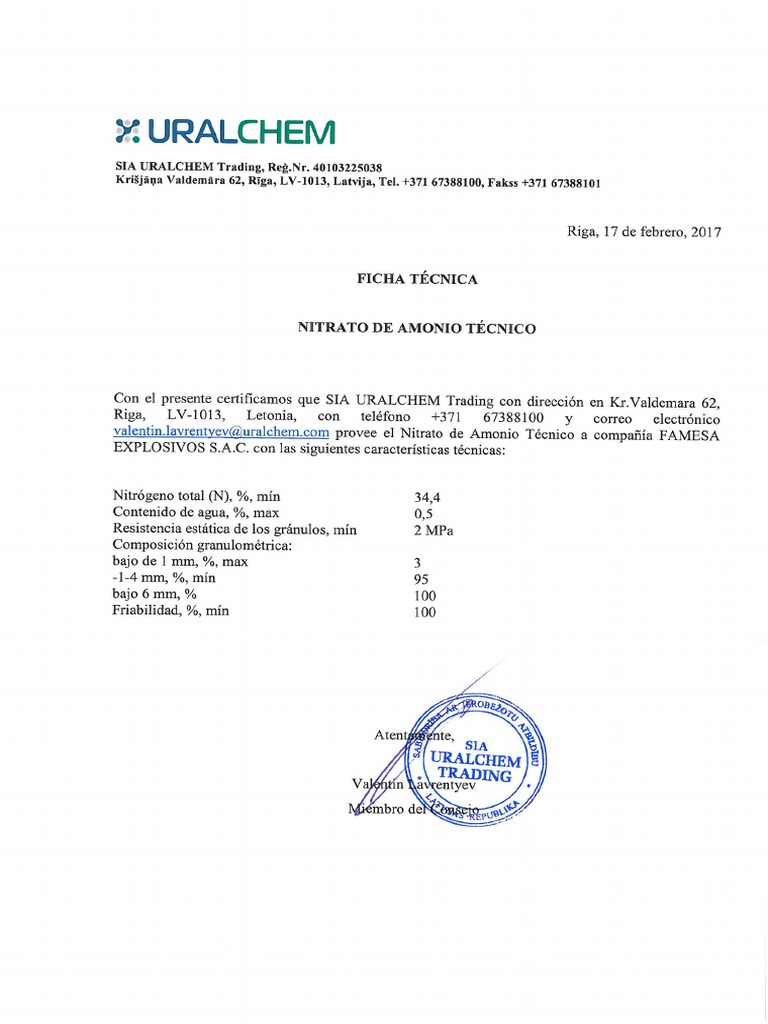 Ficha Técnica - NAT | PDF