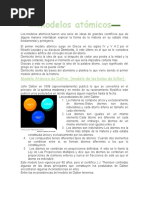 Modelo atómico de Nagaoka y Saturnino | PDF | Átomos | Núcleo atómico