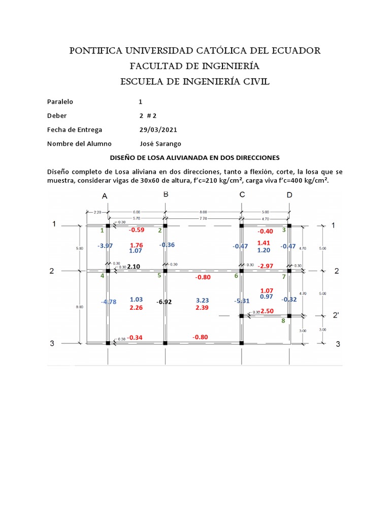 Losas en Dos Direcciones | PDF