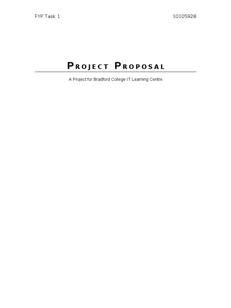 FYP Proposal | PDF | Learning | Cognition