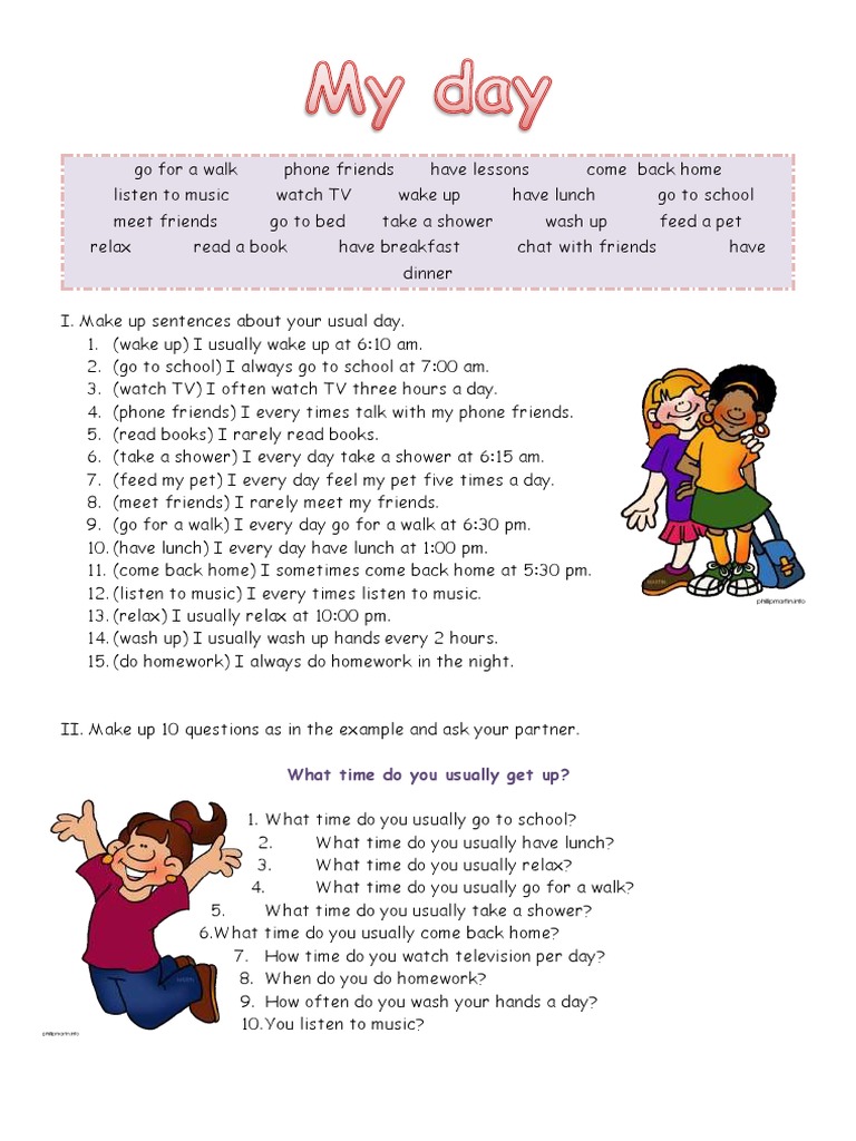 What Time Do You Usually Get Up? | PDF