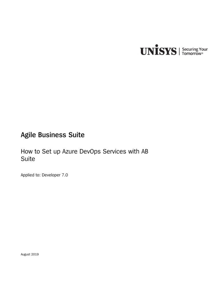 How To Set Up Azure DevOps Services With AB Suite | PDF | Microsoft ...