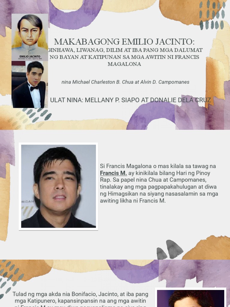 Makabagong Emilio Jacinto Report | PDF Makabagong Emilio Jacinto Report | PDF