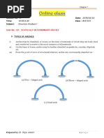 Arches - Problems | PDF | Bending | Structural Analysis