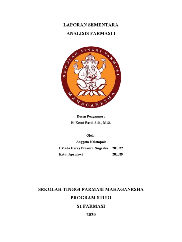 Kimia Analisis PCT | PDF