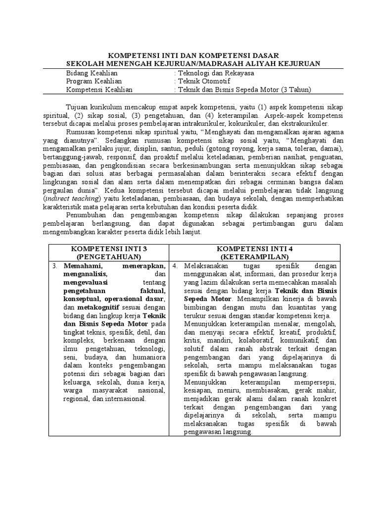 KI KD Engiine TBSM | PDF