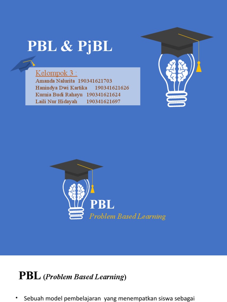 Kelompok 3 - PPT PBL & PJBL | PDF