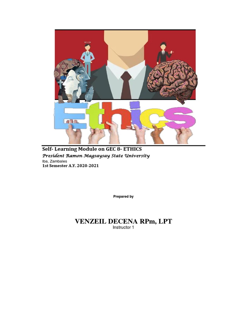 Ethics Module | PDF | Pleasure | Utilitarianism