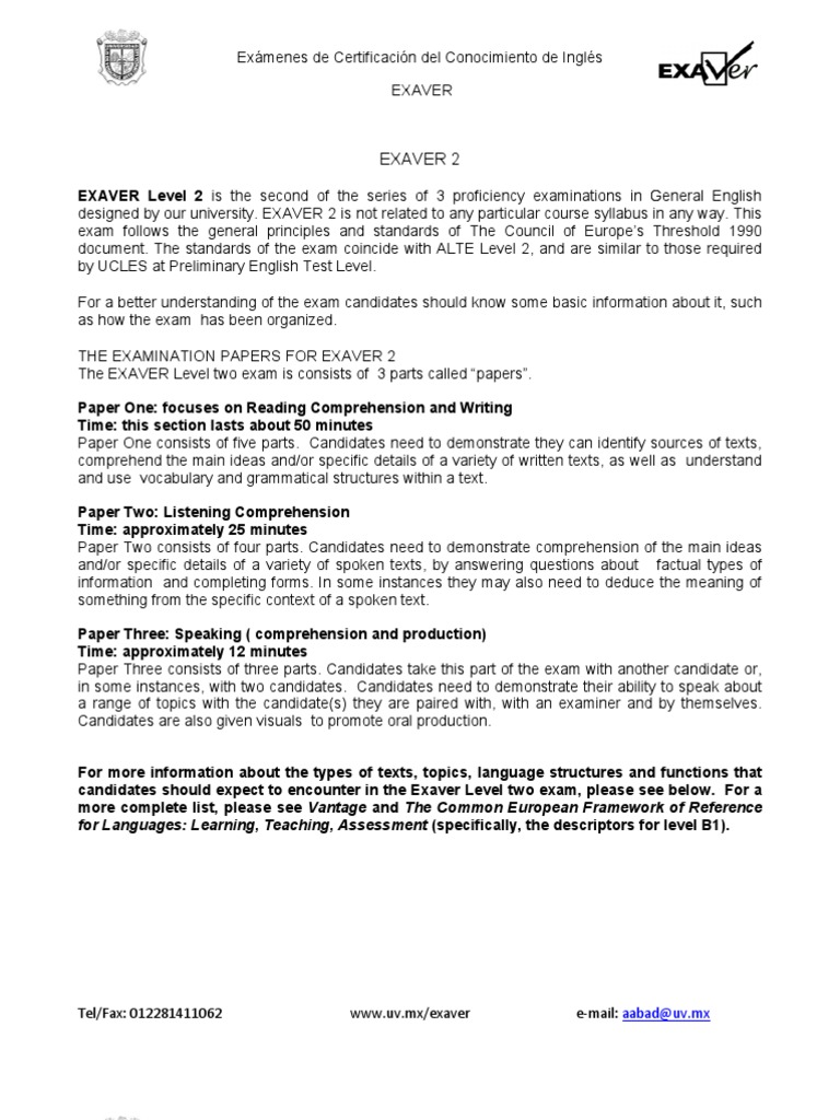 Exaver 2: For Languages: Learning, Teaching, Assessment (Specifically ...