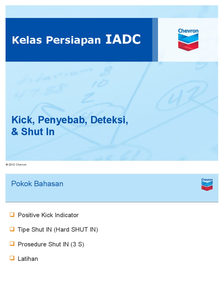 03 Kick Causes, Detection and Shut-In-rev2013 | PDF