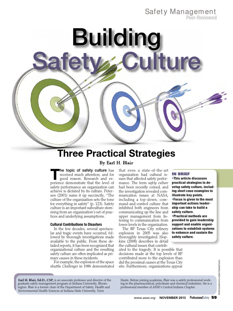 New Truths Safety Leadership - Building Safety Culture | PDF ...
