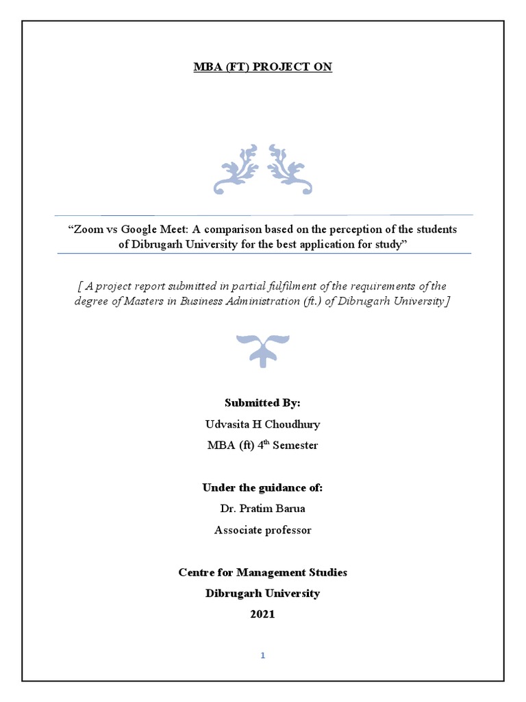 MBA Mini Project | PDF | Computing