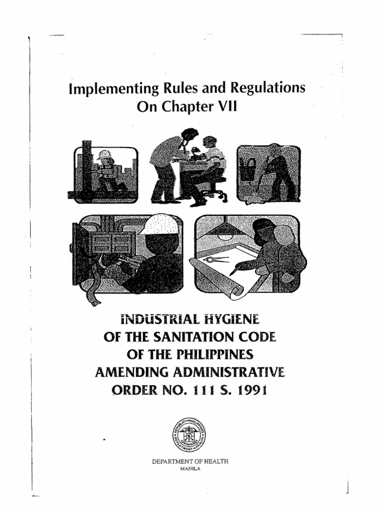 Industrial Hygiene IRR: P.D. 856 | PDF | Occupational Safety And Health ...
