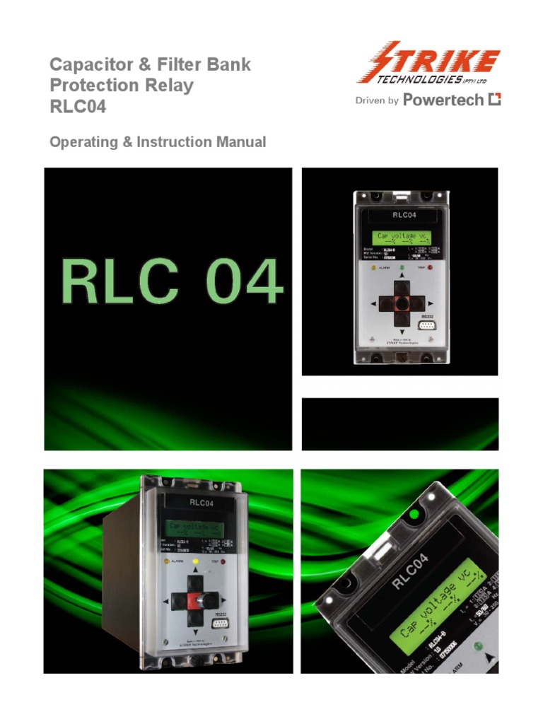 RLC04 - Manual | PDF | Capacitor | Relay