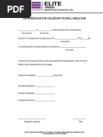 ATD Form | PDF | Payments | Personal Finance