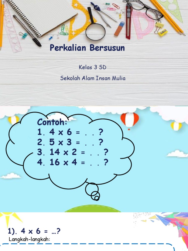 Perkalian Bersusun Untuk Arshavin | PDF